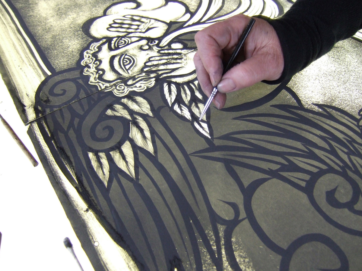 Cappy Thompson : Process : Grisaille Painting