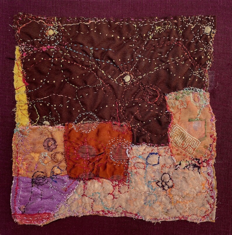 Ellen Solari : Fabric Collages