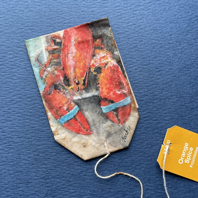 RUBY SILVIOUS : Tea bag Art : 52 Weeks of Tea (2016)