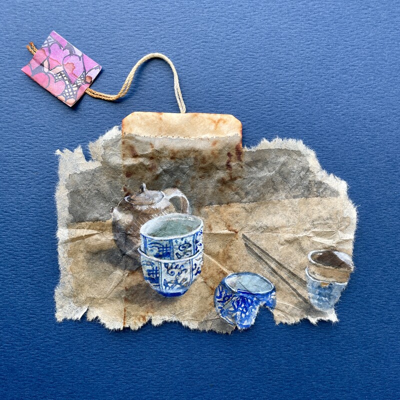 RUBY SILVIOUS : Tea bag Art : 26 Days of Tea in Japan (2016)